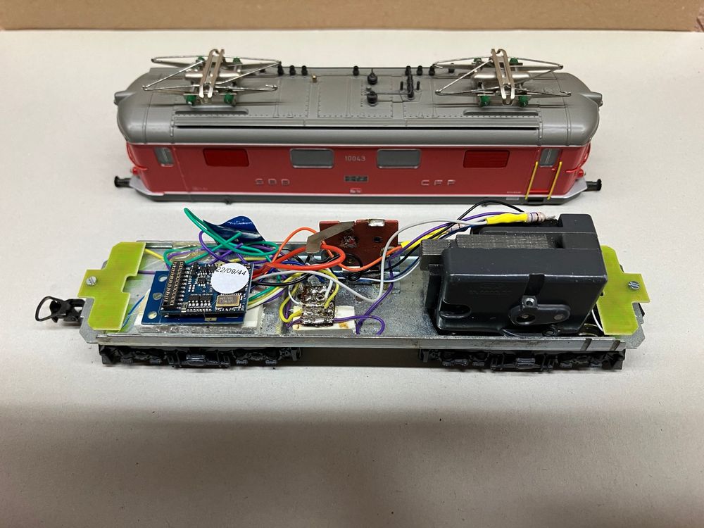 Hag 223 SBB Re 4/4 I 10043 rot, H0 GS DC Digital | Kaufen auf Ricardo