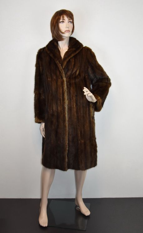 Pelzmantel Bisam Pelzjacke Pelz/Vintage/braun/NP:6000/Gr.M-L (Gebraucht ...