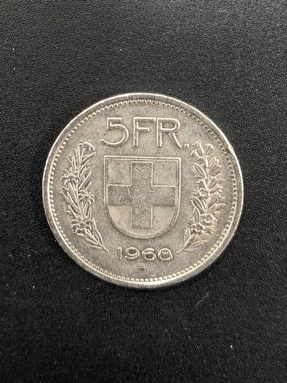 5 FR. Silbermünze 1968 | Kaufen auf Ricardo