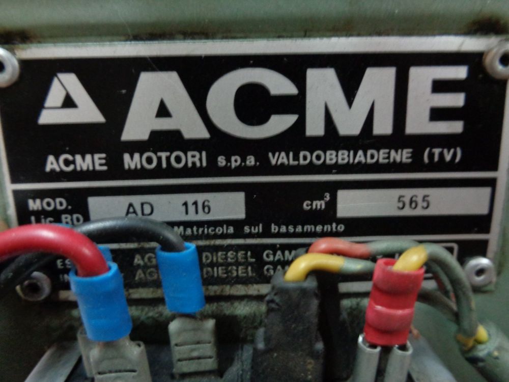 Acme Dieselmotor mit defektem Stromaggregat, 1 Zylinder (Gebraucht) in Ulisbach für CHF 340 ...