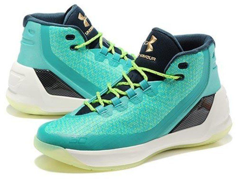Under Armour Curry 3 ‘Reign Water’ Teal - 43 (D'occasion) à Bouveret ...