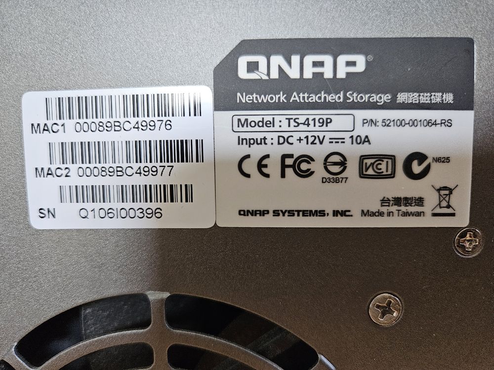 QNAP TS-419P NAS Server ohne HD's und ohne Netzteil (Gebraucht) in Entlebuch für CHF 1 – nur ...