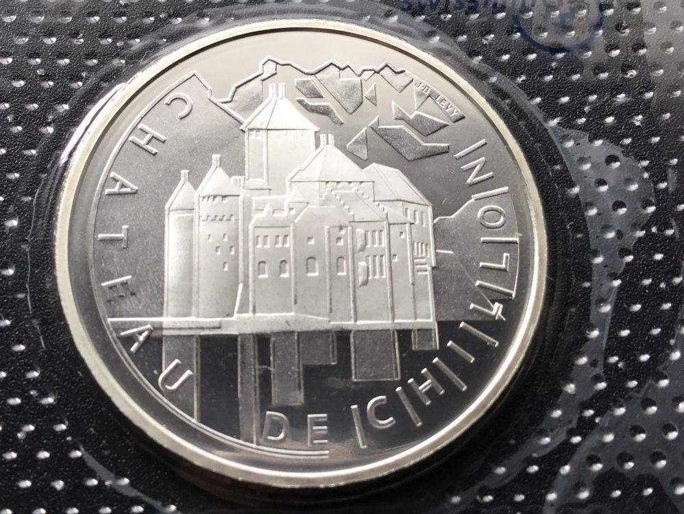 20 Franken Silbermünze Château de CHILLON 2004 (Neu und originalverpackt) in St. Margrethen SG ...