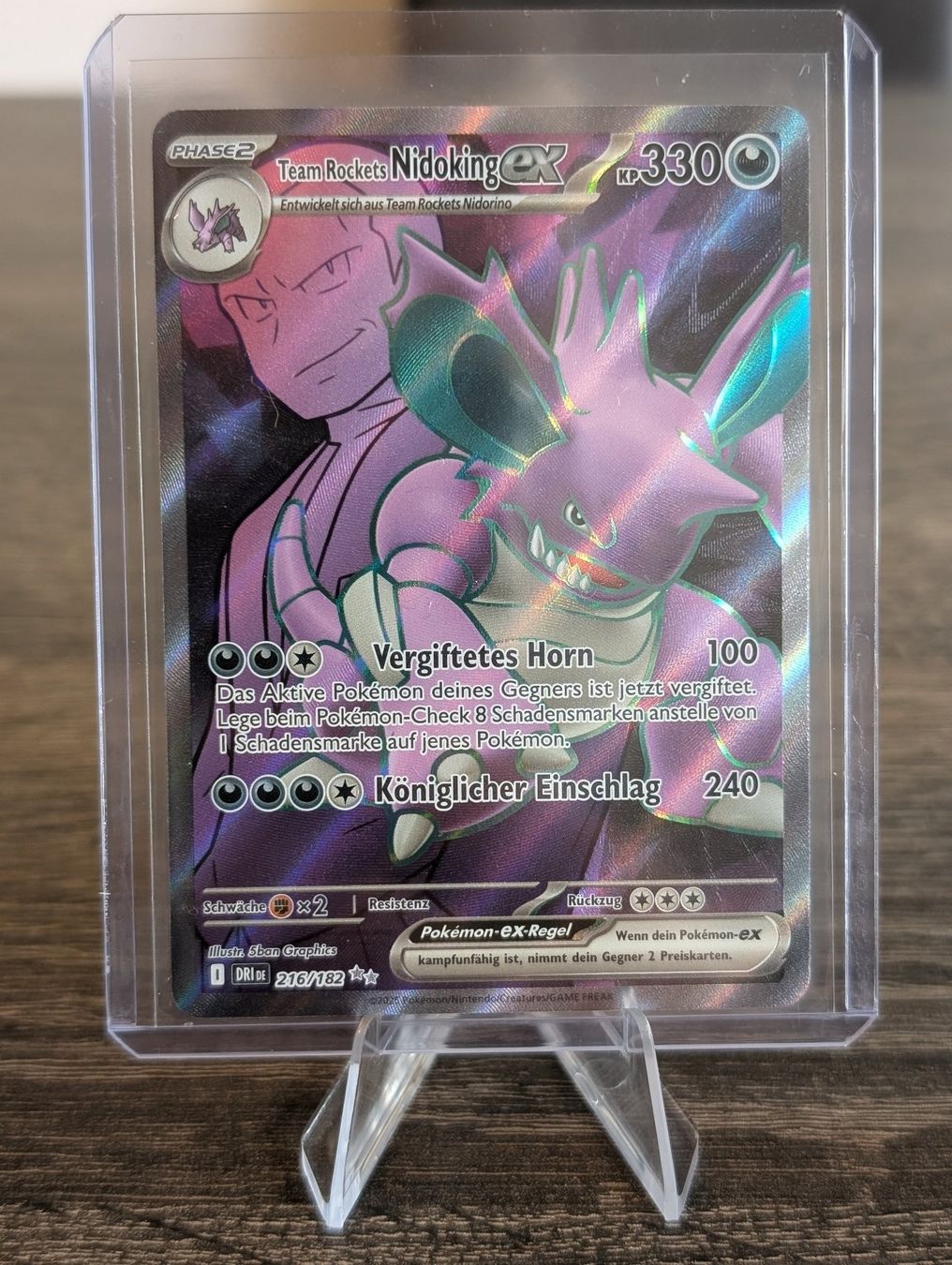 Team Rockets Nidoking ex (DRI 216) Ewige Rivalen (Neu (gemäss ...