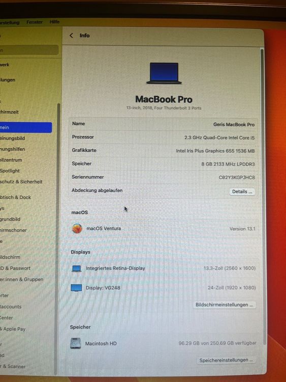 MacBook Pro 13“, 2018 | Kaufen auf Ricardo