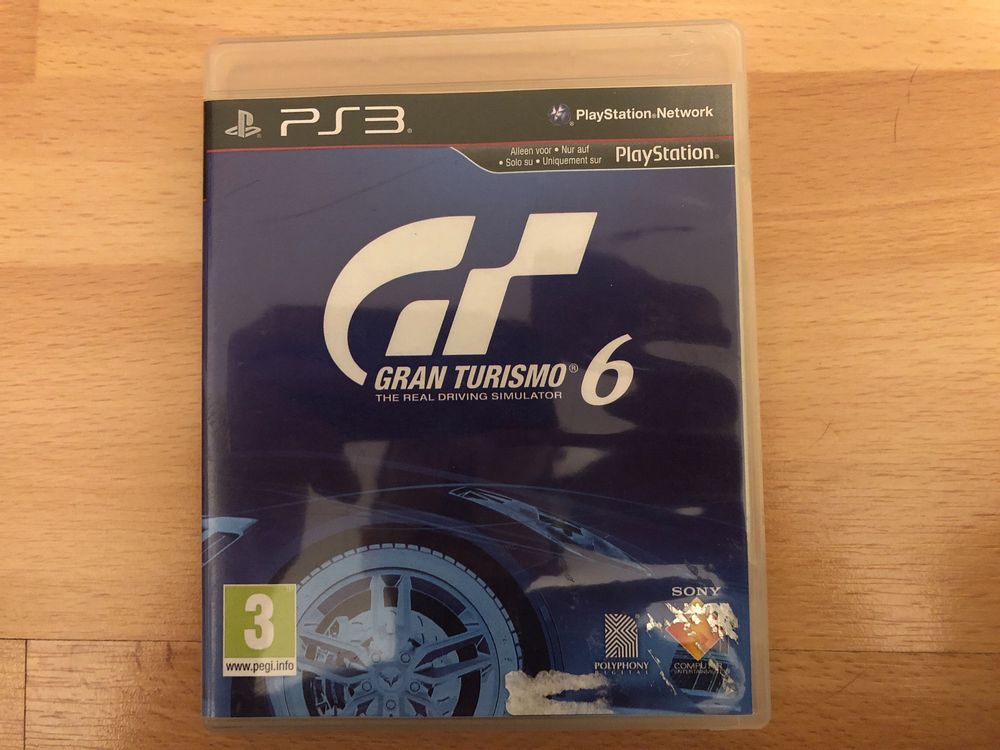 Gran Turismo 6 - Gt 6 - PS3 (Gebraucht) in St.gallen für CHF 10 – mit Lieferung auf Ricardo kaufen