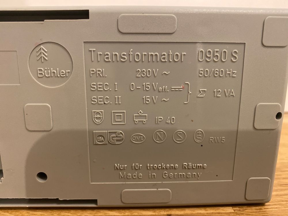 Roco 10704 Trafo (Neu (gemäss Beschreibung)) in Schlierbach für CHF 25 ...