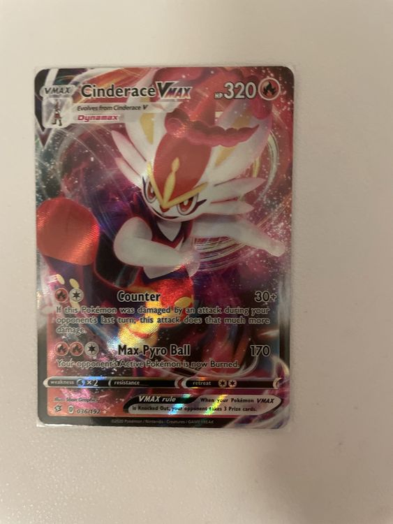 🔥Cinderace VMAX - Darkness Ablaze - Pokemon Card - Rare! (Neu (gemäss ...
