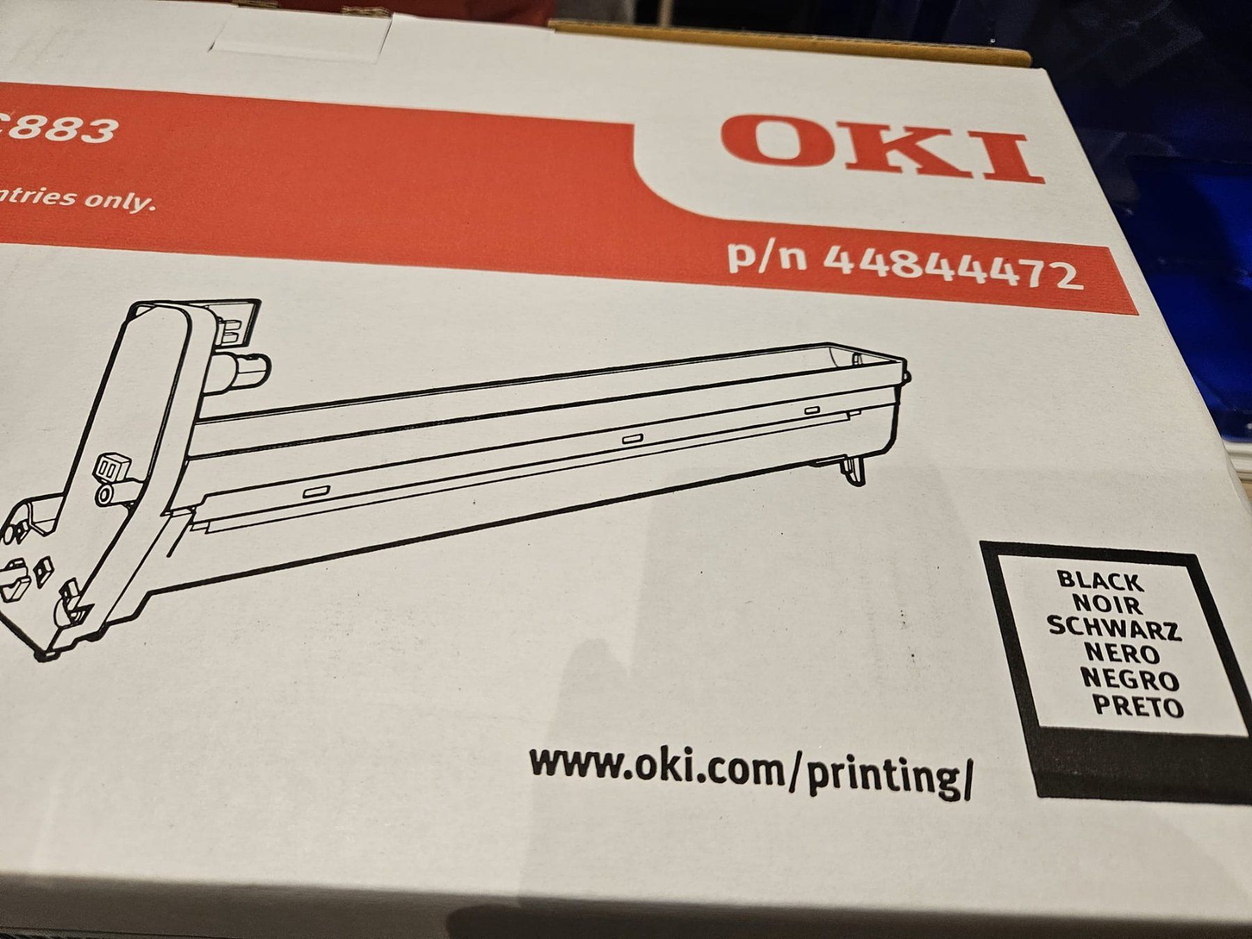 Original OKI Schwarz Bildtrommel MC853/MC873/MC883 - Neu (Neu und ...