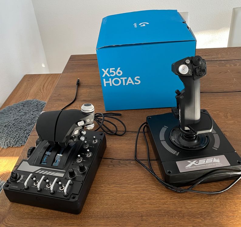 Logitech G Saitek Pro Flight X56 Rhino 2018 / gebraucht (Gebraucht) in ...