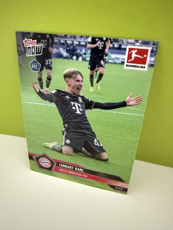 Lennart Karl Topps Now Karte RC | FC Bayern München, Rarität (Gebraucht ...
