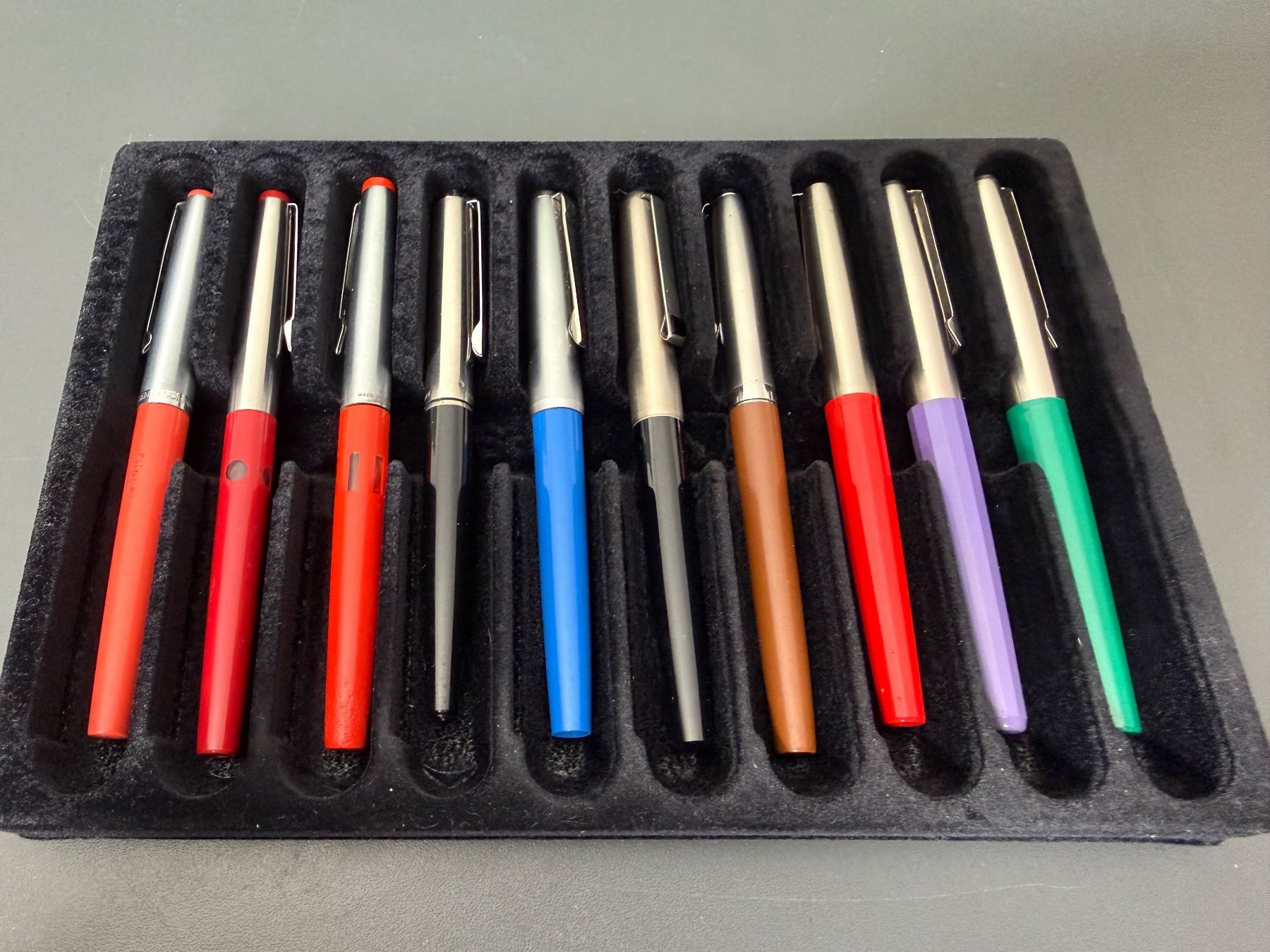 Stifte-Set: 10 Vintage Kolbenfüller aus den 70er Jahren (Gebraucht) in ...