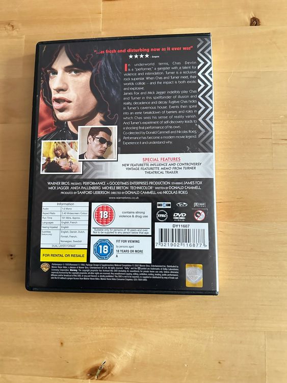 MICK JAGGER PERFORMANCE ROLLING STONES Kult Film 1970 Top (Gebraucht ...