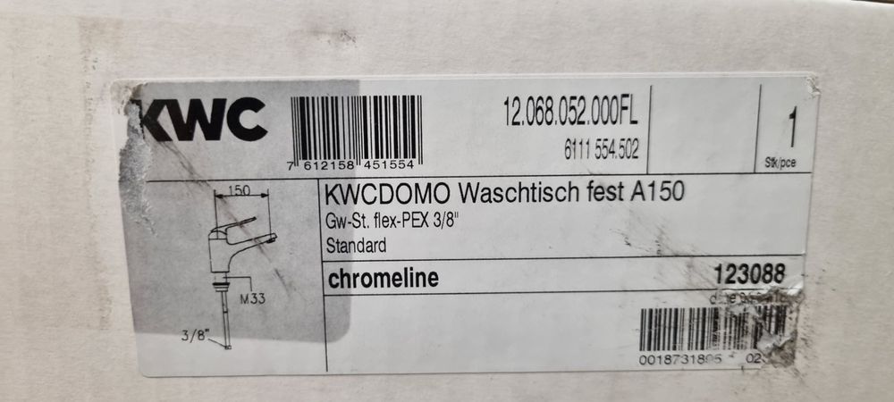 Einlochmischer Hebelmischer Domo/KWC (Neu und originalverpackt) in Chur für CHF 165 – mit ...