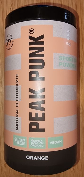 PEAK PUNK SET Sport Drink Powder + Getränkeflasche + Kleber (Neu und ...