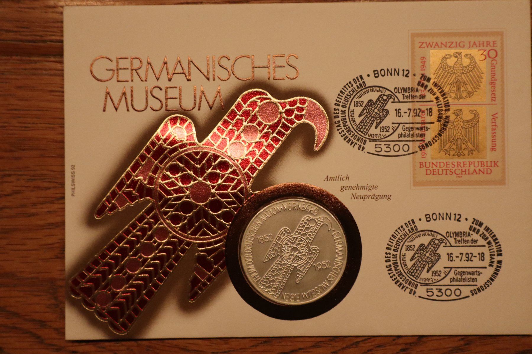 MB 1974 - 25 Jahre Grundgesetz - 1 Unze Silber - BRD (Neu (gemäss ...