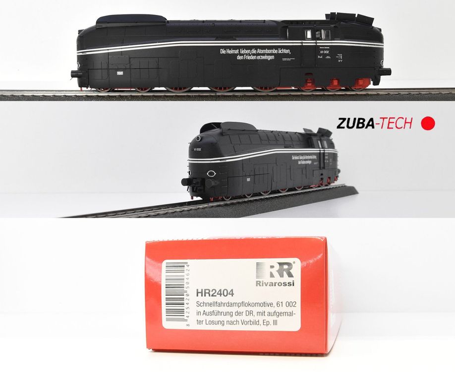 Rivarossi HR2404 Dampflok BR 61 DRG H0 GS Analog mit OVP (Neu (gemäss Beschreibung)) in St ...