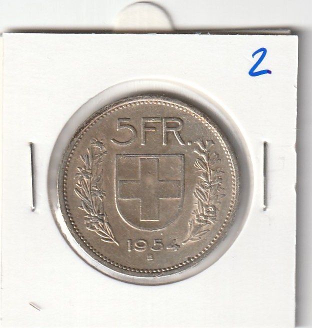 5 Franken, Silber, 1954 | Kaufen auf Ricardo