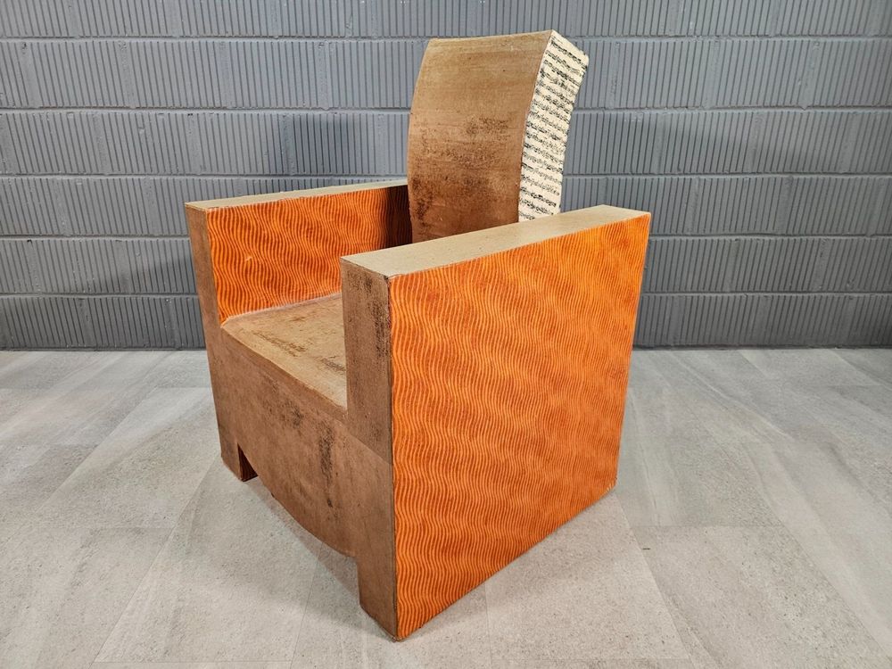 Music Paper Mache Arm-Chair, Design Pappmaché Armlehnstuhl (Gebraucht ...