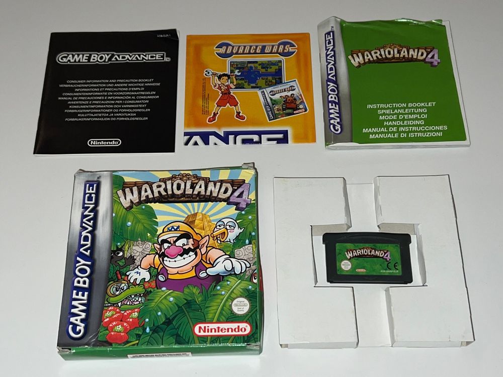 Game Boy Advance (GBA) - Wario Land 4/WarioLand 4 (OVP) (Gebraucht) in ...