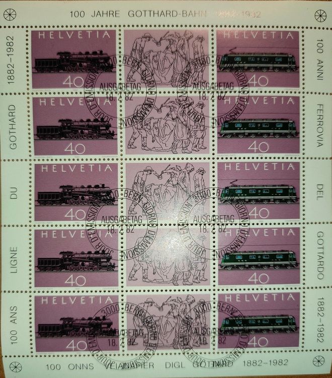 100 Jahre Gotthard-Bahn 1882-1982 (Gebraucht) in Allschwil für CHF 1 – mit Lieferung auf Ricardo ...