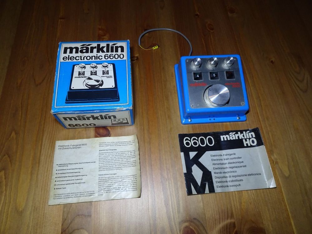Märklin 6600 Elektronik-Fahrgerät 16V~ | Kaufen auf Ricardo