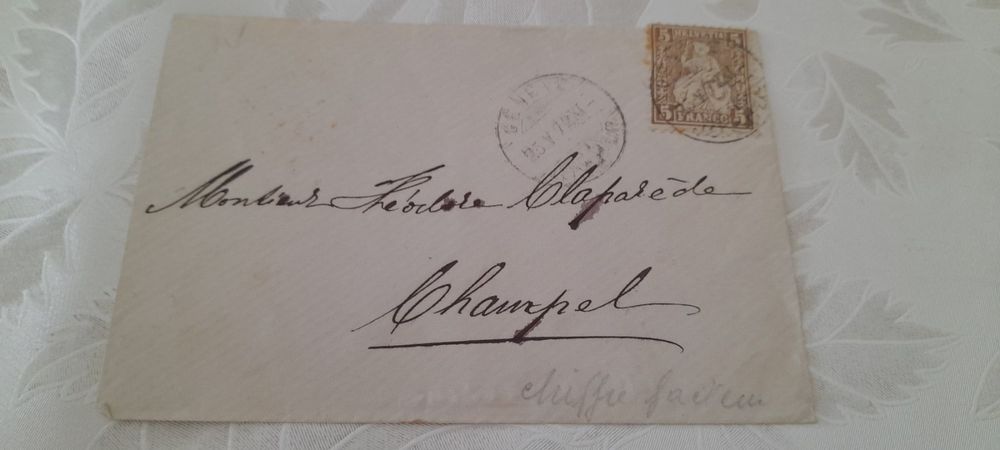 Alt Schweizer Brief mit sitzender Helvetia | Kaufen auf Ricardo