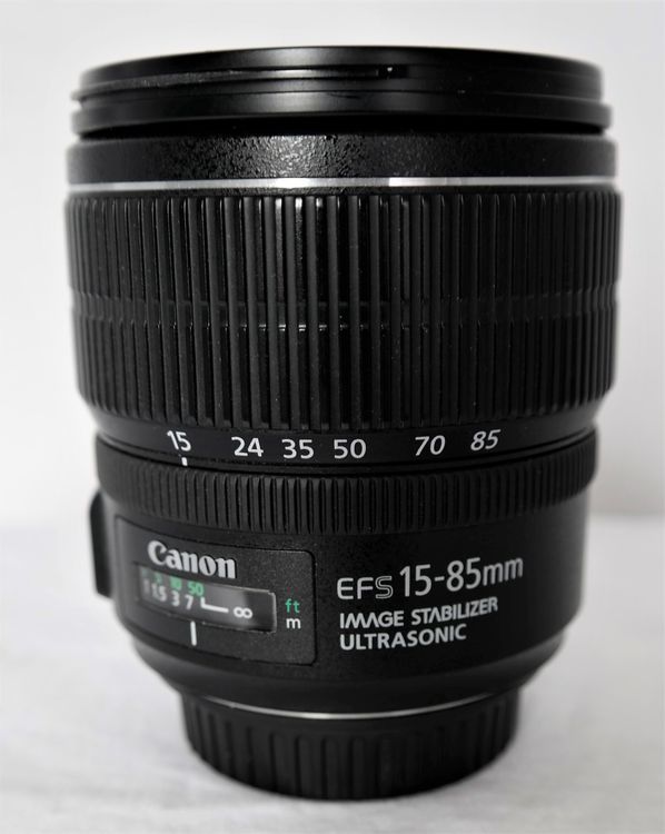 Canon EF-s 15-85mm f3.5-5.6 IS USM (wie neu) (Neu (gemäss Beschreibung ...