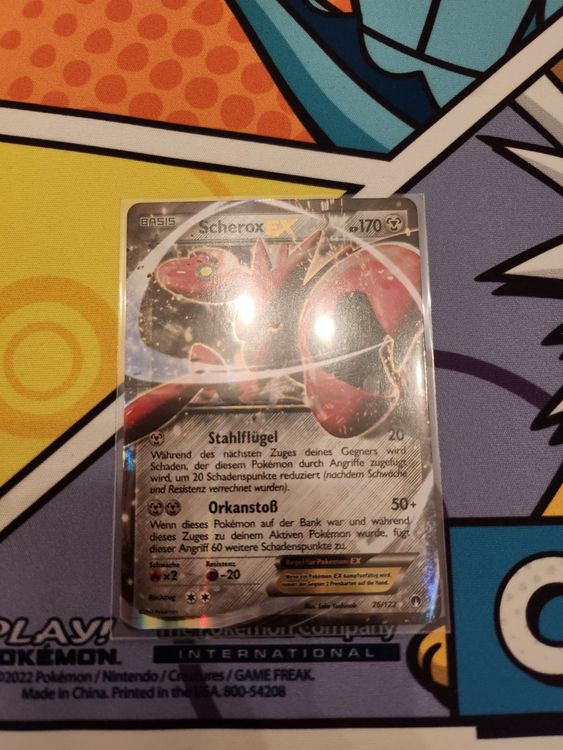 Pokemonkarte Scherox EX (Neu (gemäss Beschreibung)) in Flawil für CHF 5 ...