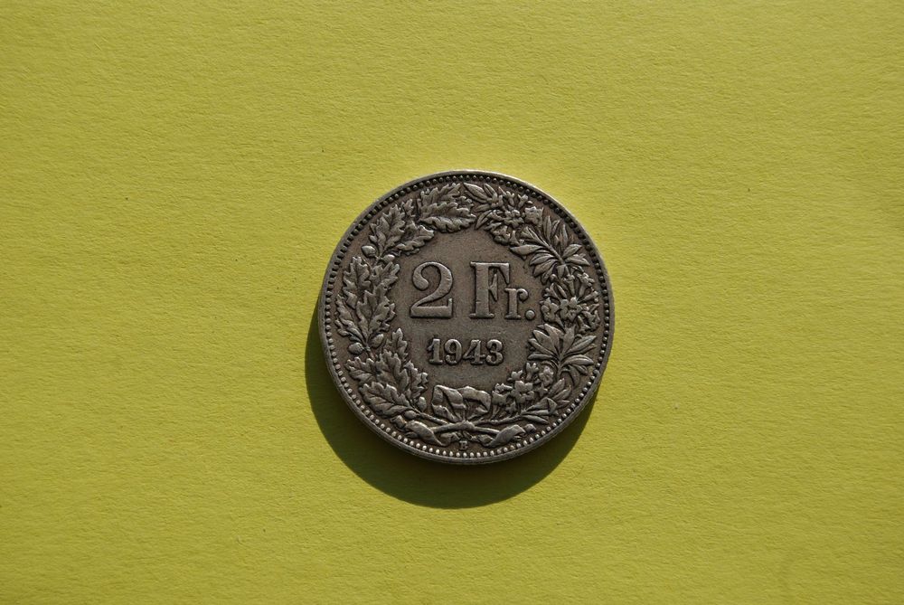 1 Münze 2 Franken 1943 (Gebraucht) in Rüfenacht BE für CHF 5.1 – mit Lieferung auf Ricardo kaufen