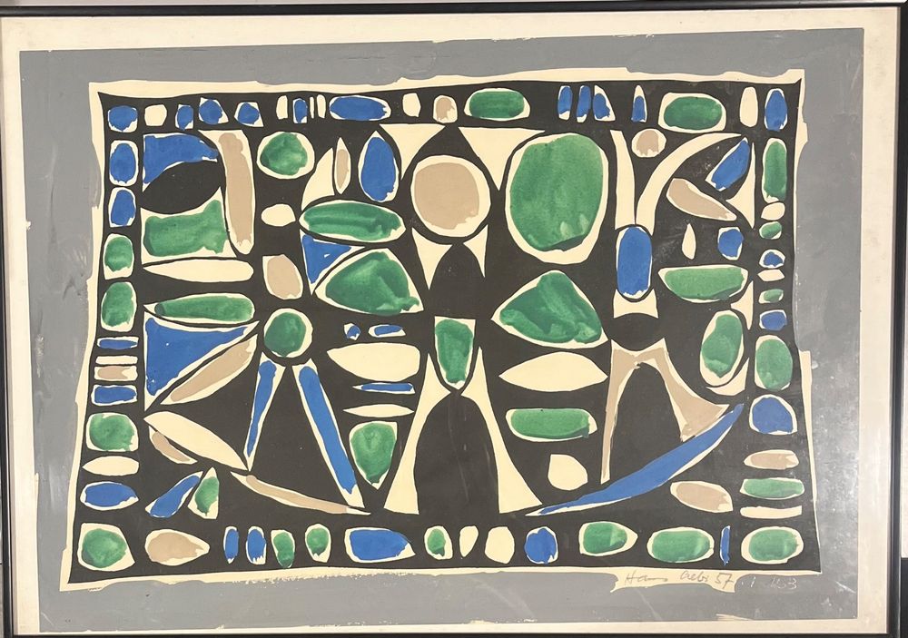 Hans Aebi (1923-1985) Lithographie Handsigniert | Kaufen auf Ricardo
