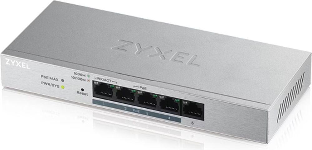 PoE-Switch Zyxel GS1200-5HP v2, 5-Port - Top Zustand (Gebraucht) in ...