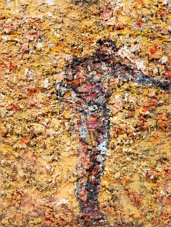 Beautiful colorful painting by Pascal Courcelles (1956) | Kaufen auf Ricardo