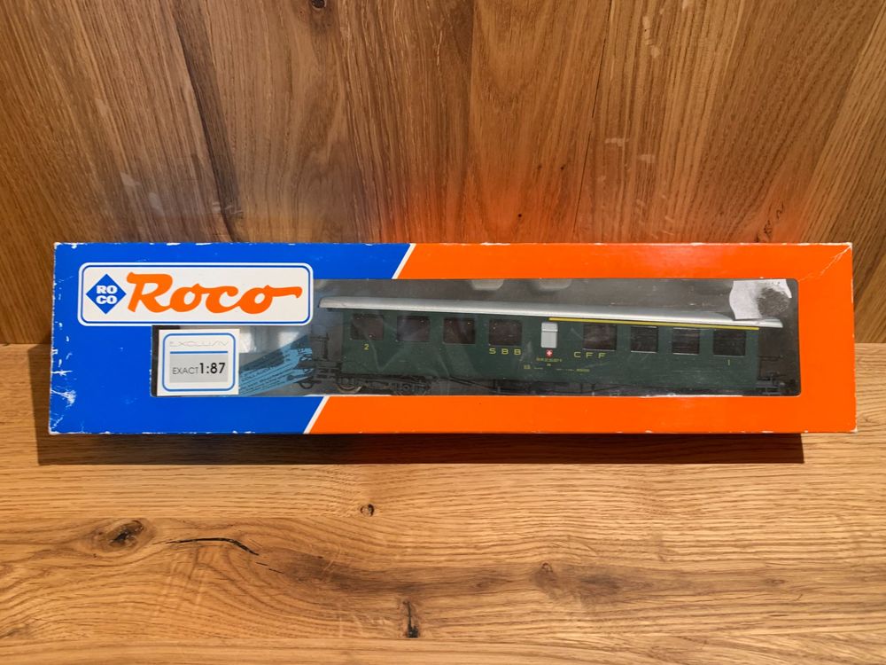 Roco 44730, Personenwagen 1. / 2. Kl., SBB CFF, H0, AC, EVP | Kaufen ...