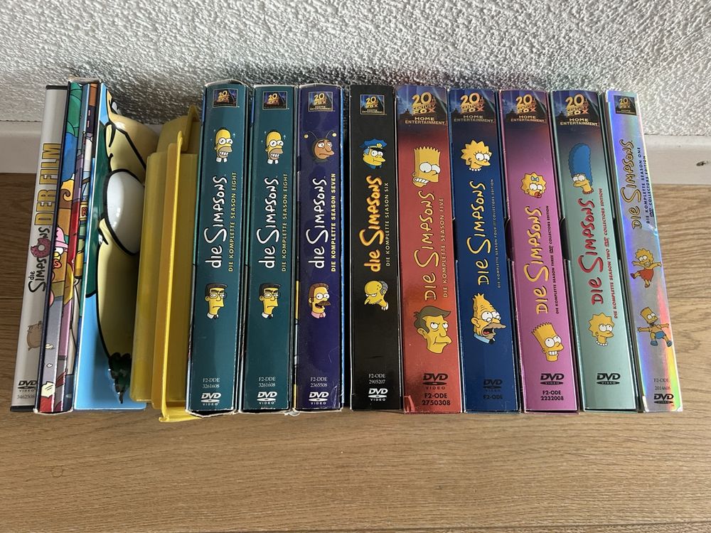 The Simpsons DVD Staffeln 1-8, 10,11 (Gebraucht) in Kaufdorf für CHF 20 ...