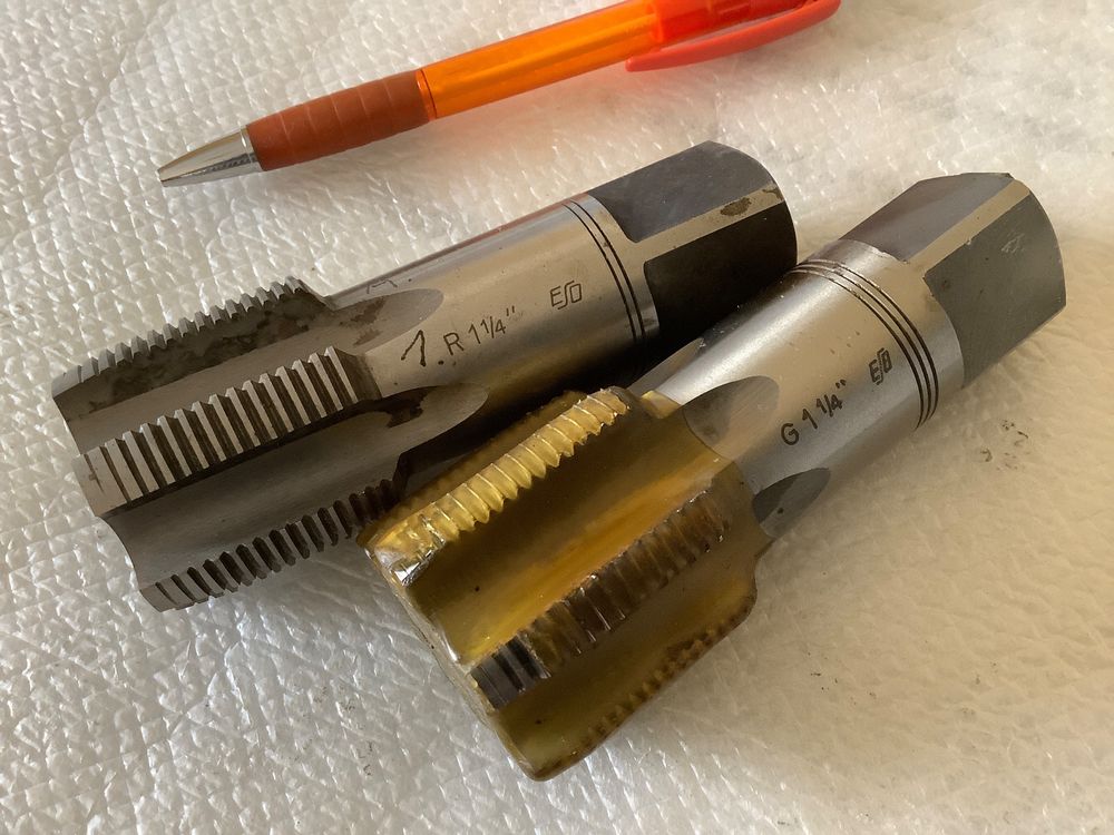 Hand-Gewindebohrer für Gas Rohrgewinde BSP 1 1/4“, ESO SWISS (Neu ...