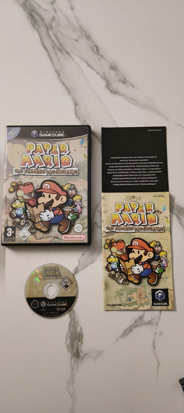 Paper Mario (Gamecube) - Die Legende vom Aonentor Top Selten (Gebraucht ...