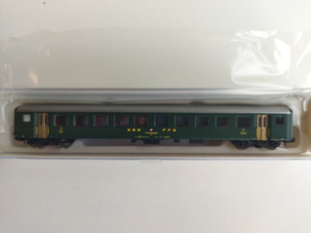 Personnenwagen EW II B grün der SBB von Brawa N, Fabrikneu (Neu und ...