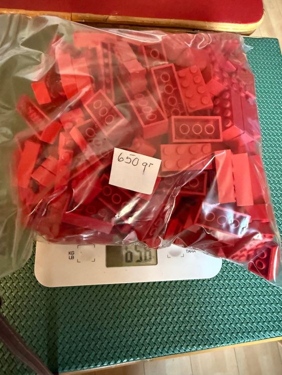 650gr. Lego Steine rot (Gebraucht) in Burgdorf für CHF 13 – mit Lieferung auf Ricardo kaufen
