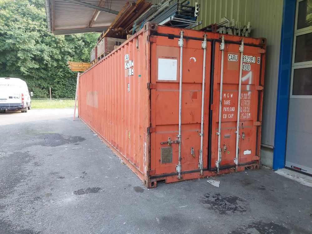 Seecontainer 40 Fuss Container Lagercontainer (Gebraucht) in Aarberg für CHF 2000 – nur Abholung ...