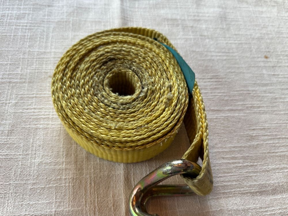 Spanngurt gelb mit Haken nicht mehr die volle Länge (Gebraucht) in ...
