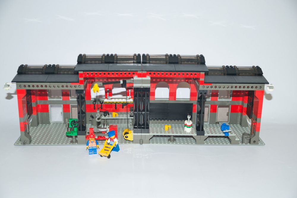 Lego, Eisenbahn, World City, Lokschuppen, Nr. 10027 (Gebraucht) in ...