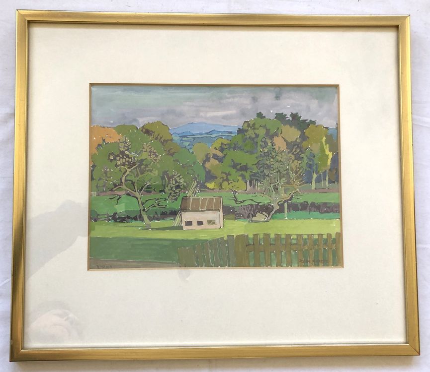 John Napper (1916-2001) - Gouache - "The Chicken House" (Gebraucht) in ...