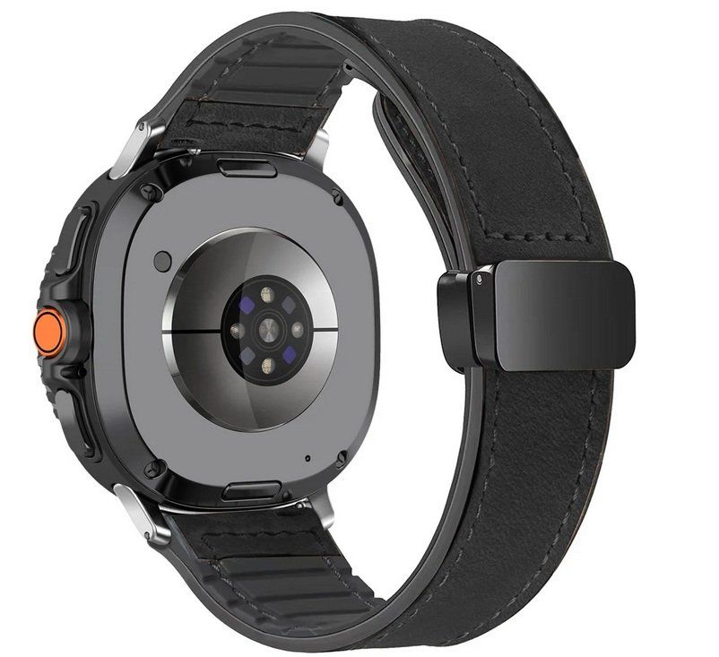 Armband Silikon Leder Magnet für Galaxy Watch 8 (Neu und ...