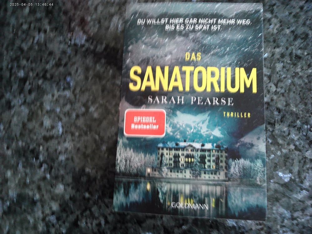 Das Sanatorium von Sarah Pearse (Gebraucht) in reitnau für CHF 3 – nur ...