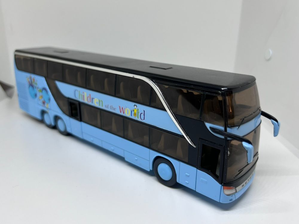 SIKU Setra Doppeldecker-Bus "Children of the World" (Gebraucht) in ...