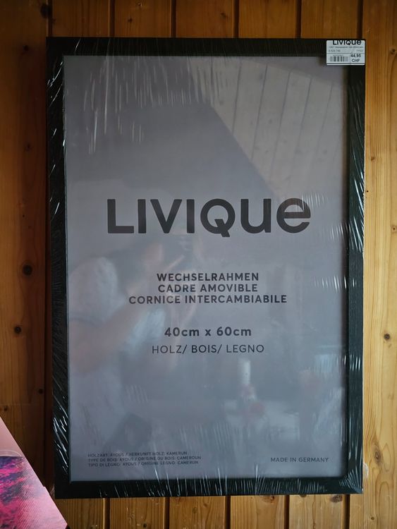 Livique Holzrahmen schwarz | Kaufen auf Ricardo
