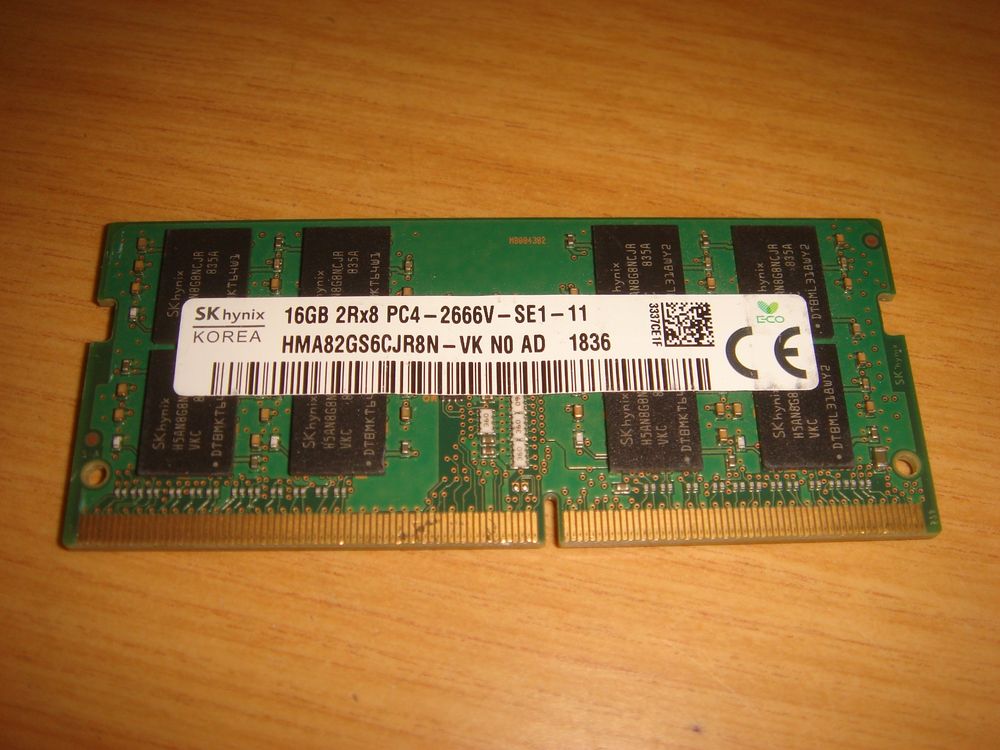 1 Stück 16gb ddr4 2666 RAM für Laptop. (Gebraucht) in St. Gallen für ...