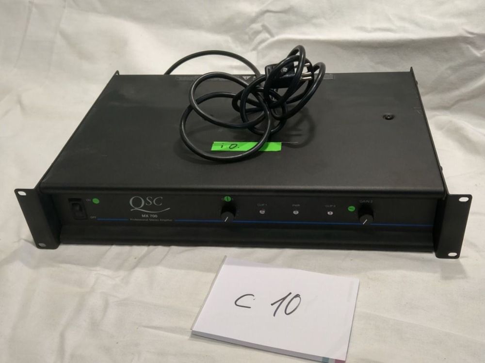 QSC MX700 Verstärker (c10) | Kaufen auf Ricardo