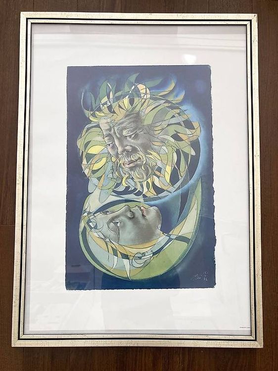 Hans Erni, Luzern - Kunstdruck - Mond und Sonne (Gebraucht) in Frauenfeld für CHF 50 – nur ...